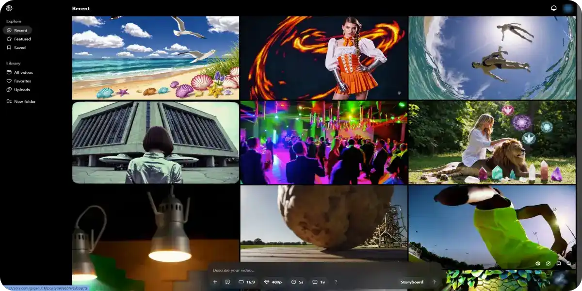 Sora: Chat GPT 구독자에게 무료로 제공되는 비디오 생성 서비스